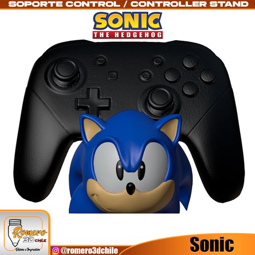 🎛️ Sonic Control Support・ STL File for 3D printing・Cults