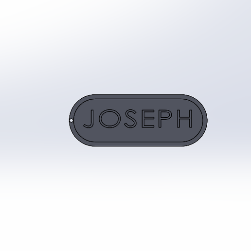 STL file NAME TAG - JOSEPH 🗝️ ・3D print object to download・Cults