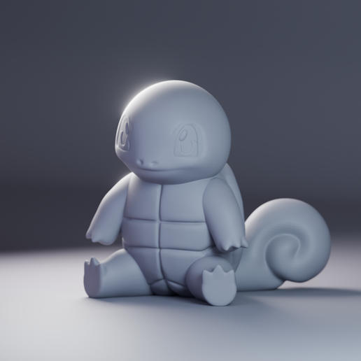 🐉 Squirtle・ STL File for 3D printing・Cults