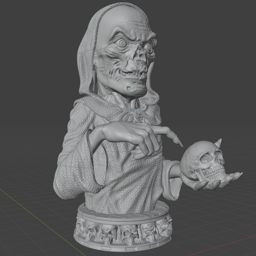 🗿 Life-Size Crypt Keeper – Horror Classic Reborn in 3D!・ STL File for ...