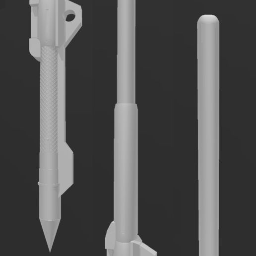 💤 Seth Lowell - Baton - Zenless Zone Zero ZZZ Cosplay・ STL File for 3D ...