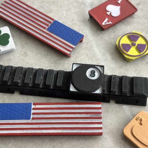 🔫 8-Ball Snap on Rail Cover・ STL File for 3D printing・Cults