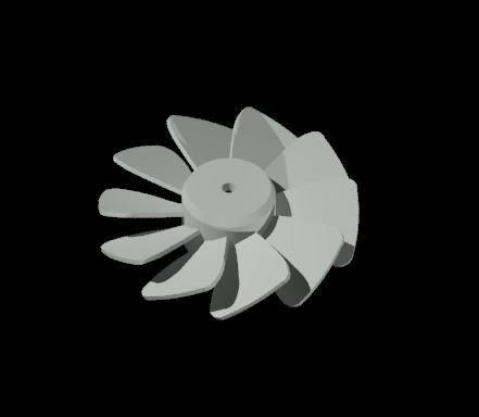 🚁 FAN BLADES・ STL File for ・Cults