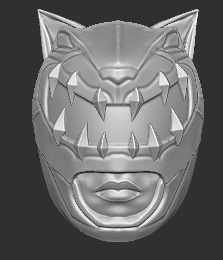 STL file Andrewsarchus Custom Power Ranger Head 🦸 ・Model to download ...