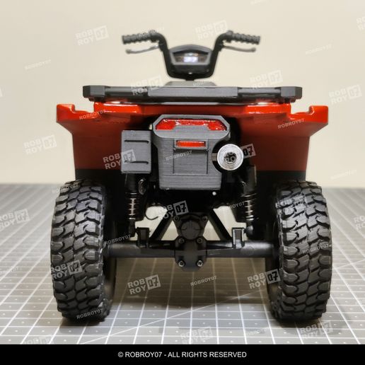 🚁 SCX24 To 1/10 ATV Conversion Kit For Action Figures Including Driver ...