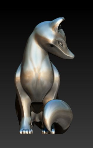 🦊 Fox・ STL File for 3D printing・Cults