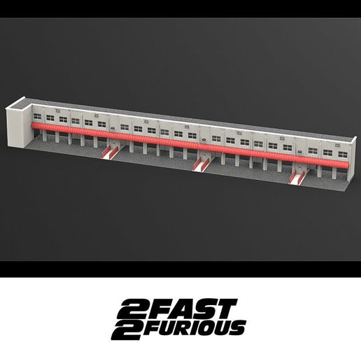 🗽 Garage Fast and Furious 2 - Diorama Bodega Fast and Furious 2・ STL ...