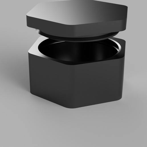 📦 30mm hexagonal box・Free STL File for ・Cults