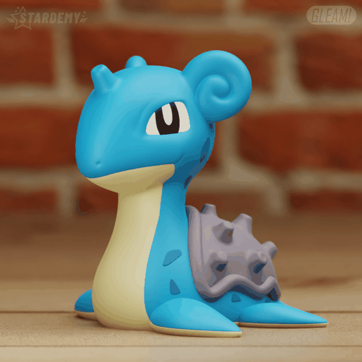 3D file Lapras Chibi 2 models Easy Print Pokemon 🐉 ・Model to download ...