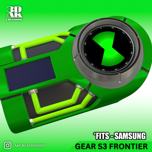 ⚙️ Ben 10 Ultimatrix Case - Samsung Gear S3 Frontier Case Model・ 3D ...