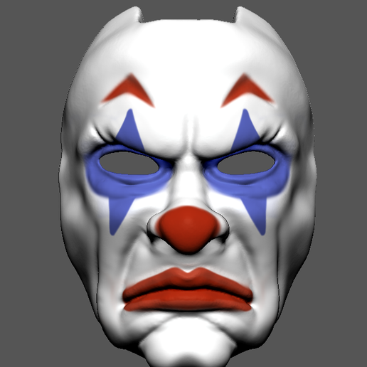 🤡 CLOWN MASK・ 3D File for 3D printing・Cults