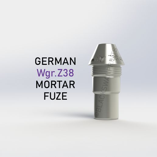 🧨 WW2 German Wgr.Z38 Mortar Fuze・ 3D File for 3D printing・Cults