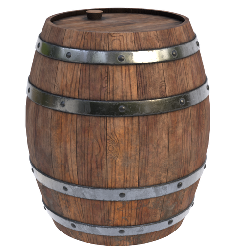 👴 Old wooden barrel・ 3D File for 3D printing・Cults