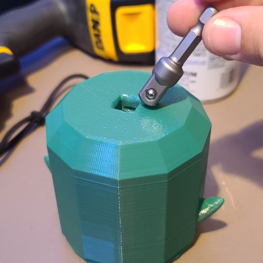 🎨 Drill Paint mixer・ STL File for ・Cults