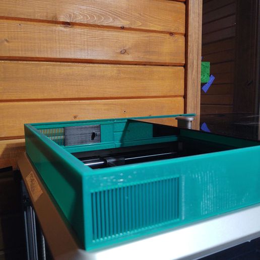 🧞‍♂️ K1 Max lid extension with sliding lid & vent covers.・ STL File for ...