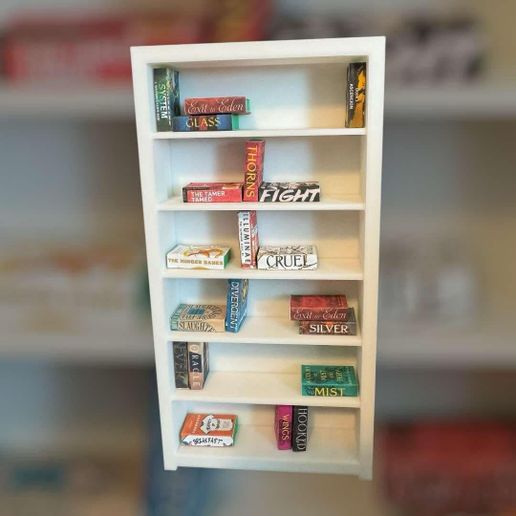 3D file Book Nookems Mini BookShelves 📚 ・3D printable model to download ...