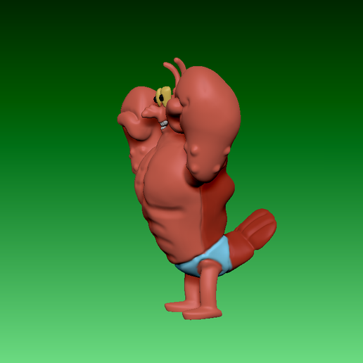 spongebob buff lobster