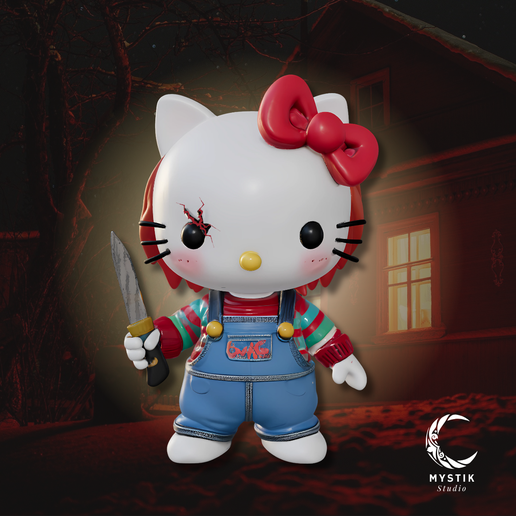 hello kitty terror animation