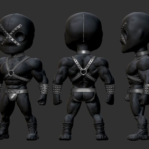 OBJ file Rubber Gimp 👬 ・3D printable design to download・Cults