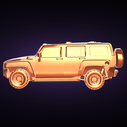 🏠 Hummer H3・ STL File for 3D printing・Cults