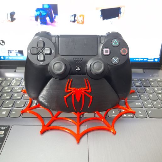 🦸‍♂️ ps4 controller stand spiderman・ STL File for 3D printing・Cults