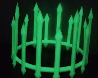 👑 Yuno crown black clover・Archivo STL para Impresión 3D・Cults