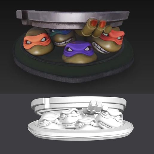 🎬 TMNT movie・ STL File for 3D printing・Cults