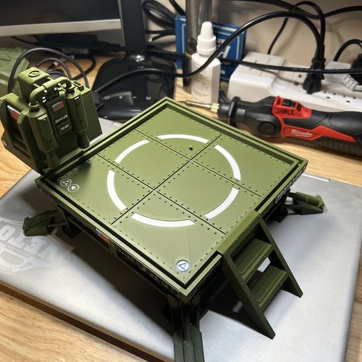 🦸 GI Joe Classified Scale Jump Jet Pack and Pad・ STL File for 3D ...