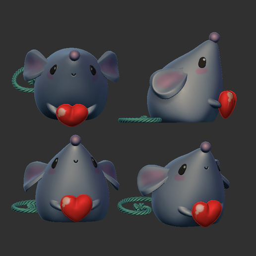 Free 3D file SD Mouse cute animal 🐁 ・3D print object to download・Cults
