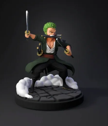 💬 Roronoa Zoro・ STL File for 3D printing・Cults