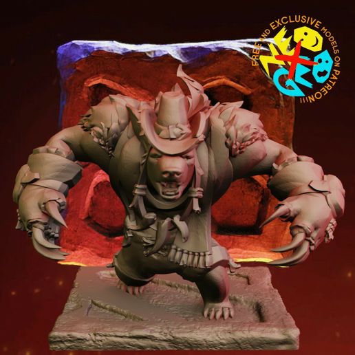 🦁 URSA THE ALPINE STALKER 10th ANNIVERSARY - DOTA 2・Free STL File for ...