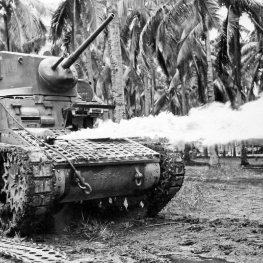 🍯 M3A1 Stuart with hull-mounted flamethrower (US, WW2)・ 3D File for 3D ...