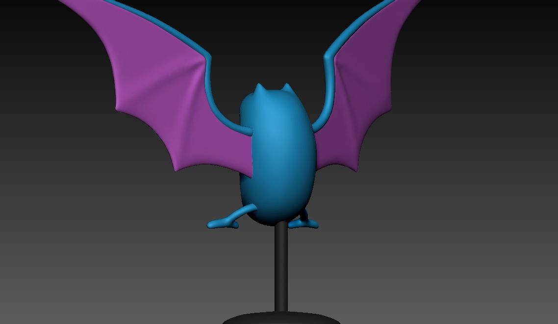 STL file pokemon golbat・Template to download and 3D print・Cults