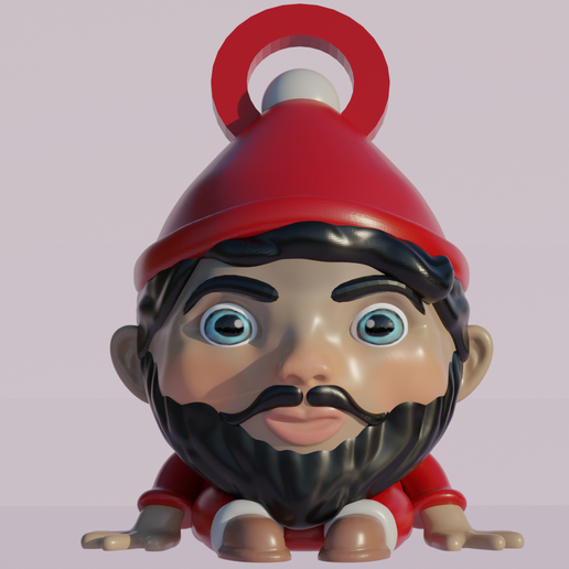 STL file 3D Printable Cute Baby Santa for Christmas Decorations 3D ...
