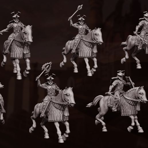🐉 Axeman/Maceman do Reino do Leste・Arquivo STL para Impressão 3D・Cults