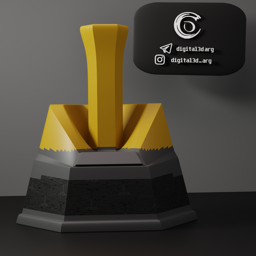 STL file TROPHY 03 CUSTOMIZABLE 05 🎾🥎🏓🏸 ・3D print model to download・Cults