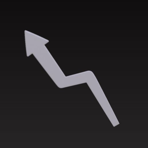 🏹 White Arrow・ STL File for 3D printing・Cults