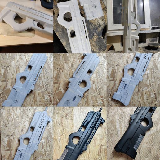 🎲 Splinter Cell Assault Rifle SC3000 / FN 2000 Sam Fisher・ 3D File for ...