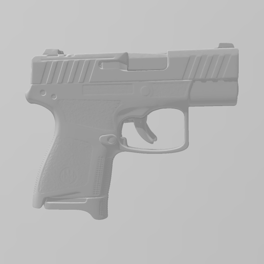 🩻 3D SCANNING BERETTA APX CARRY REAL SIZE SCAN GUN MOLD・ STL File for ...