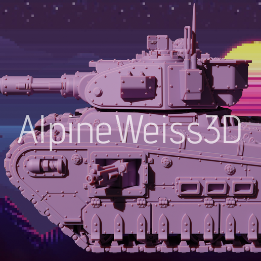 🪖 Enourmous Imperial Heavy Tank [PRESUPPORTED]・Free 3D File for 3D ...