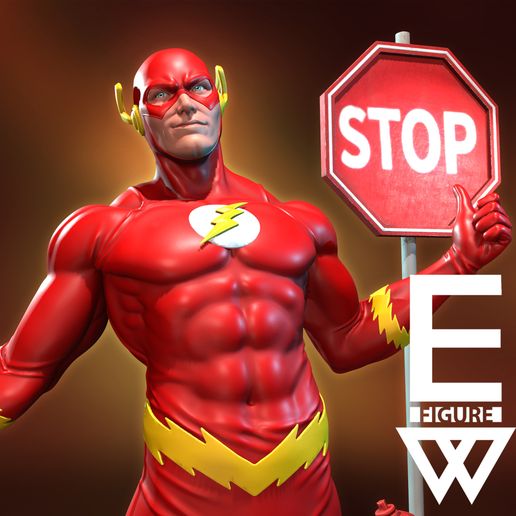 👾 The Flash - 3D STL READY TO PRINT・ 3D File for ・Cults