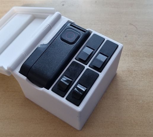 📦 Hero 8 box, 4 batteries・Free 3D File for ・Cults