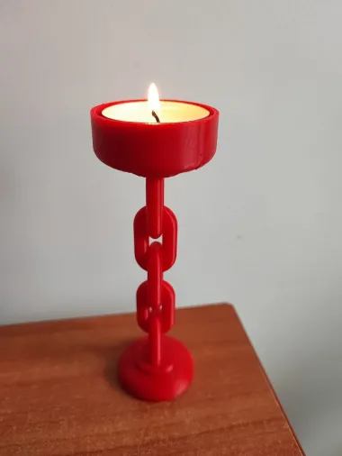 🕯️ Chain Candle Holder Tealight, 2 Size Set, Chain Candlestick ...