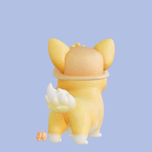 STL file Cute Corgi 🐕 ・3D printing model to download・Cults