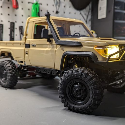 🖼️ Front and Rear Adjustable Shock Towers for MN82 LC79 4-LINK FRAME ...