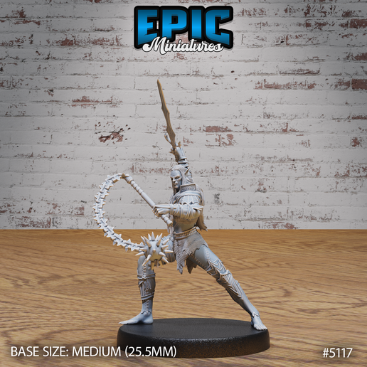 🎲 Half-Drow Slave Master Attack ‧ DnD Miniature ‧ Tabletop Miniatures ...