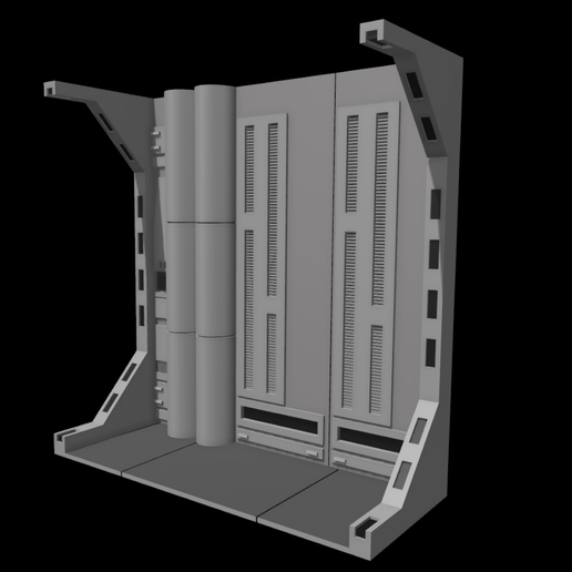 ⭐ Star Wars Death Star Corridor 4 Diorama for 3.75, 6, 12" figures・ 3D ...