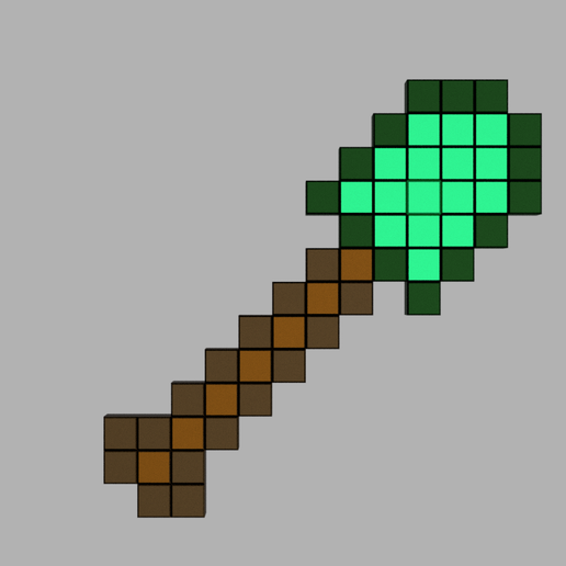 STL file Minecraft Weapons and Tools 🔫 (3MF)・Template to download and ...