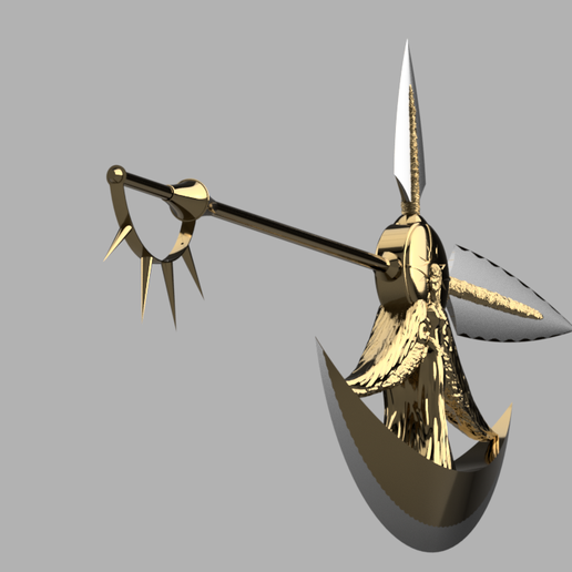 🪓 Nanatsu No Taizai - Seven Deadly sins - Rhitta - Escanor's Axe - 3D ...