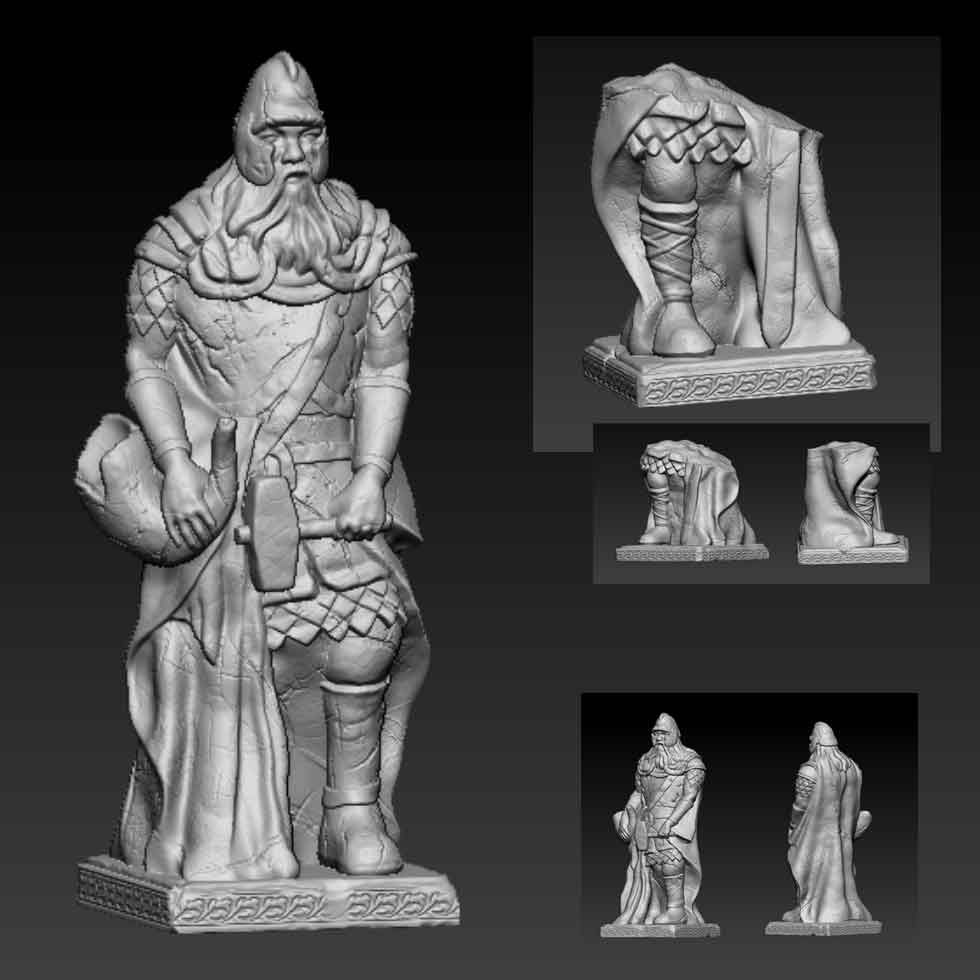 Archivo OBJ Hammerhand lotr・Modelo para descargar y imprimir en 3D・Cults